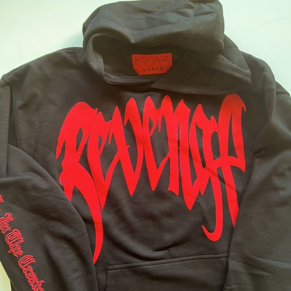 Jackets & Coats | Revenge Black And Red Og Tour Hood Lg | Poshmark
